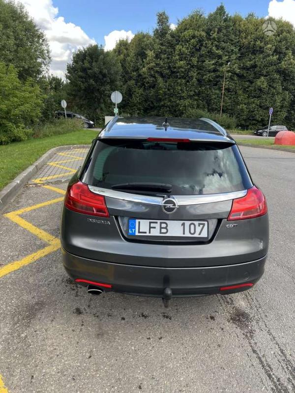 Pelēks Opel Insignia 2010 Šauļi, ar dzinēja tilpumu 1.96 L un nobraukumu 282 tūkst. km par 2900 €, foto 7 vietnē AUTOMOTO.COM.LV