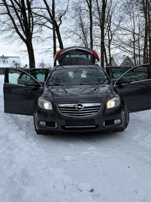 Grey Opel Insignia 2011 in Raseiniai, with an engine capacity of 1.96 L and mileage of 215 thousand km for 3450 €, photo 9 on AUTOMOTO.COM.LV