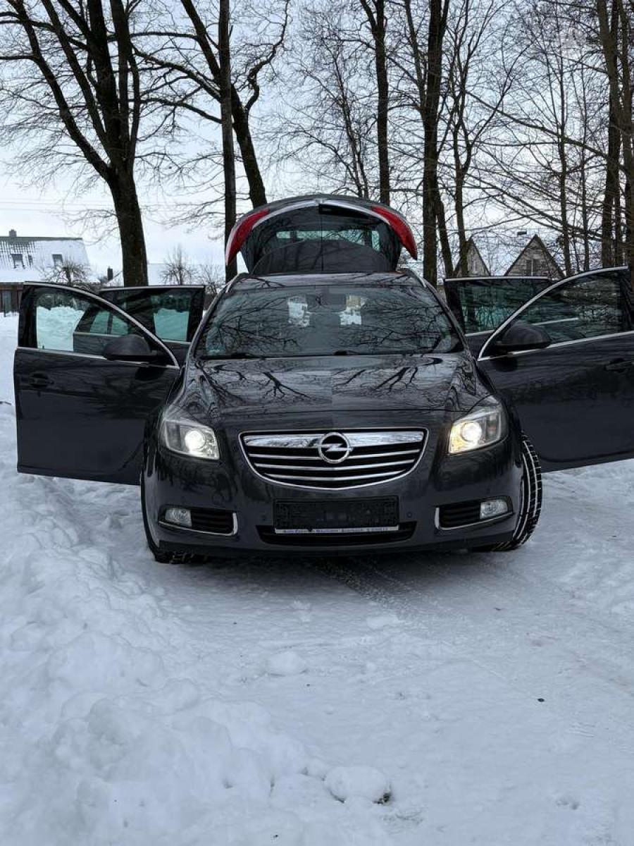 Grey Opel Insignia 2011 in Raseiniai, with an engine capacity of 1.96 L and mileage of 215 thousand km for 3450 €, photo 9 on AUTOMOTO.COM.LV