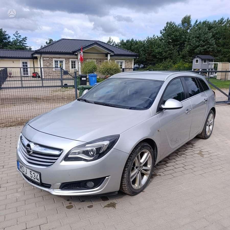Grey Opel Insignia 2014 in Vilnius, with an engine capacity of 1.96 L and mileage of 344 thousand km for 3700 €, photo 1 on AUTOMOTO.COM.LV
