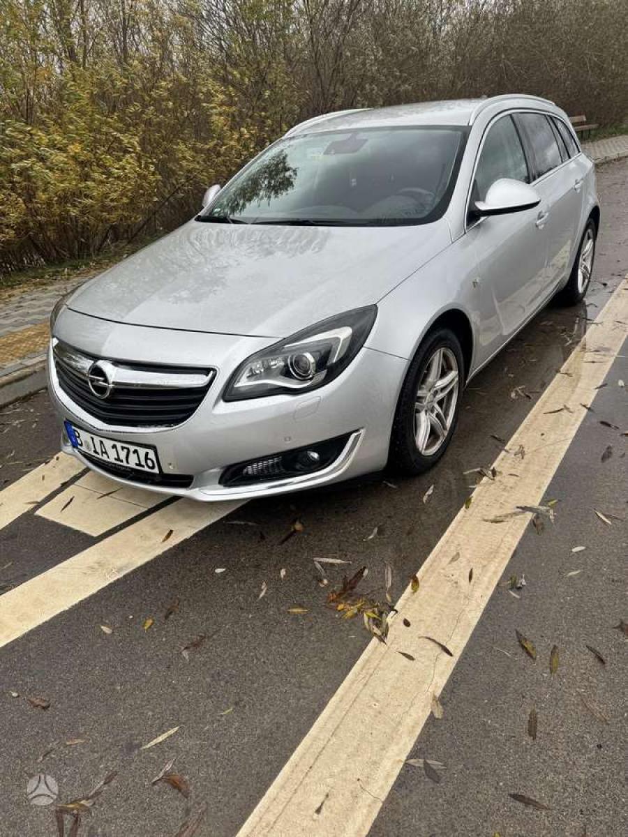 Pelēks Opel Insignia 2015 Palanga, ar dzinēja tilpumu 1.96 L un nobraukumu 218 tūkst. km par 4500 €, foto 1 vietnē AUTOMOTO.COM.LV