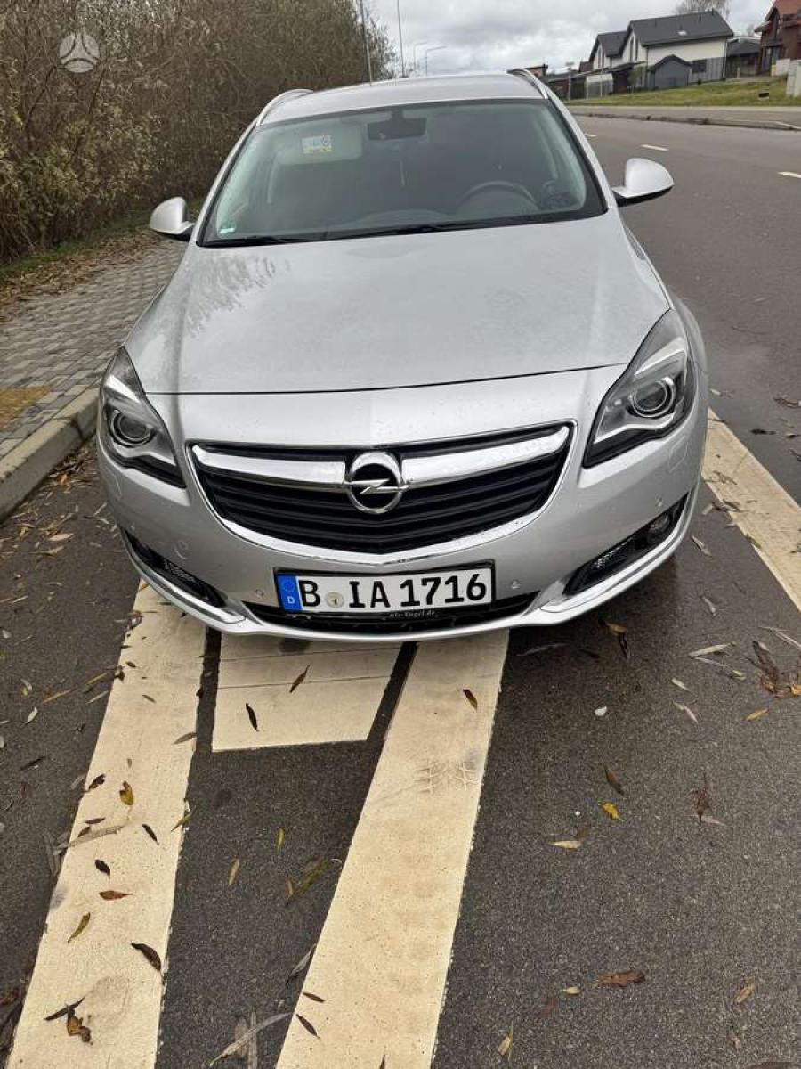 Pelēks Opel Insignia 2015 Palanga, ar dzinēja tilpumu 1.96 L un nobraukumu 218 tūkst. km par 4500 €, foto 2 vietnē AUTOMOTO.COM.LV