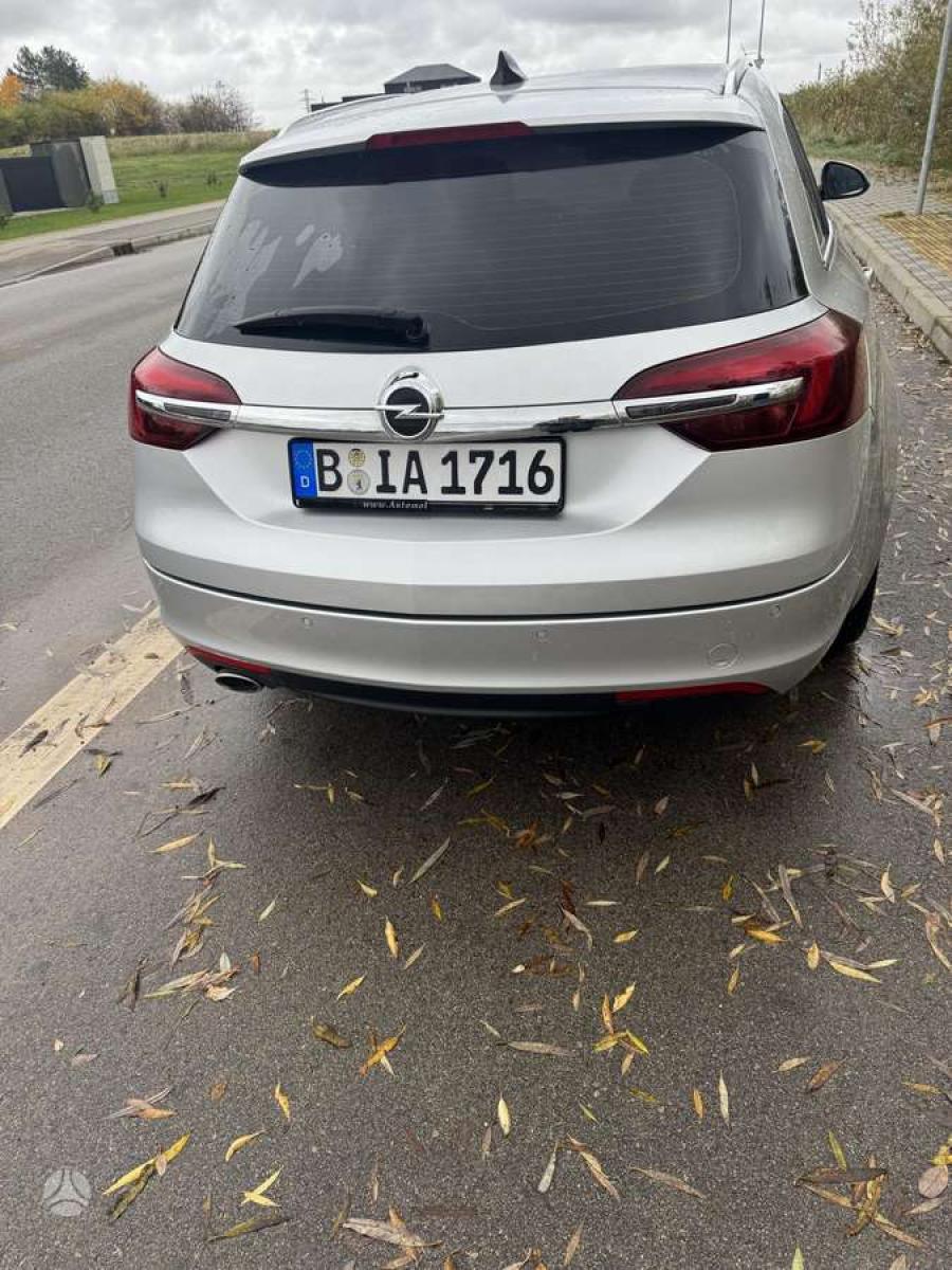Pelēks Opel Insignia 2015 Palanga, ar dzinēja tilpumu 1.96 L un nobraukumu 218 tūkst. km par 4500 €, foto 4 vietnē AUTOMOTO.COM.LV