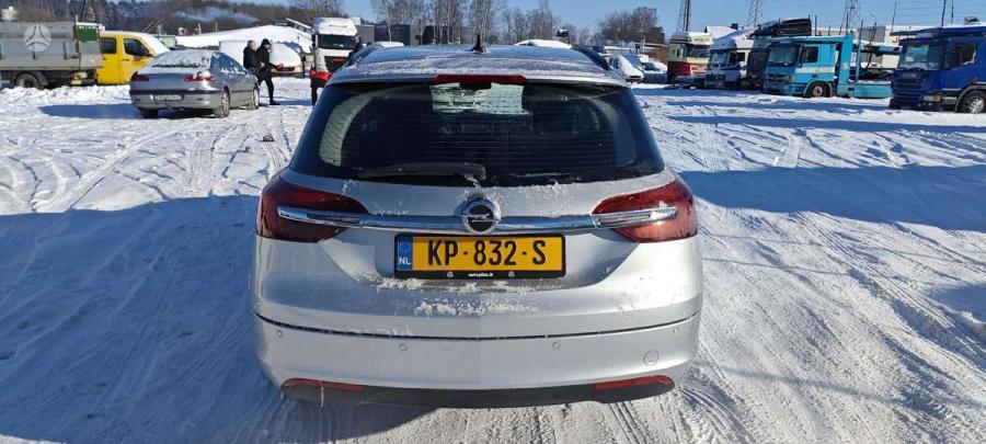 Pelēks Opel Insignia 2016 Kauņa, ar dzinēja tilpumu 1.60 L un nobraukumu 216 tūkst. km par 5499 €, foto 6 vietnē AUTOMOTO.COM.LV