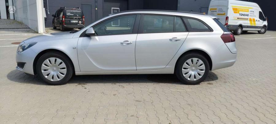 Pelēks Opel Insignia 2016 Kauņa, ar dzinēja tilpumu 1.60 L un nobraukumu 216 tūkst. km par 4799 €, foto 3 vietnē AUTOMOTO.COM.LV