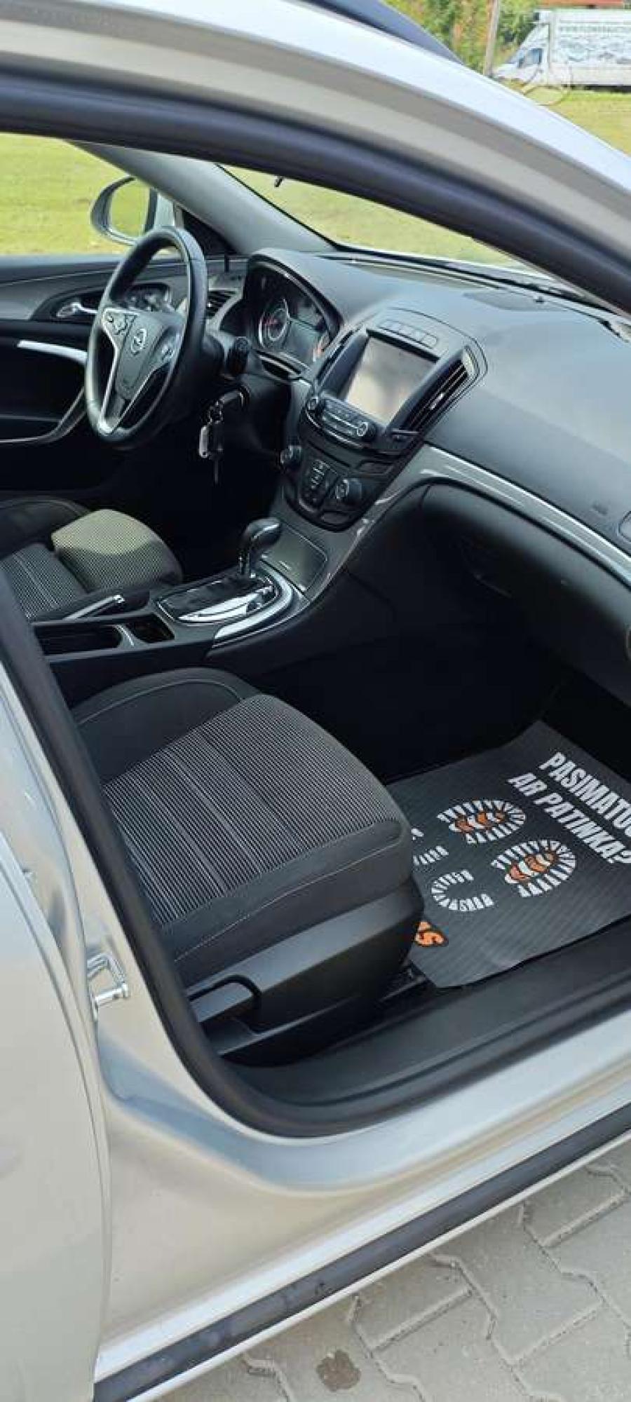 Pelēks Opel Insignia 2016 Kauņa, ar dzinēja tilpumu 1.60 L un nobraukumu 216 tūkst. km par 4799 €, foto 14 vietnē AUTOMOTO.COM.LV
