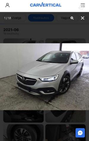 Grey Opel Insignia 2018 in Raseiniai, with an engine capacity of 2.00 L and mileage of 46 thousand km for 7999 €, photo 23 on AUTOMOTO.COM.LV