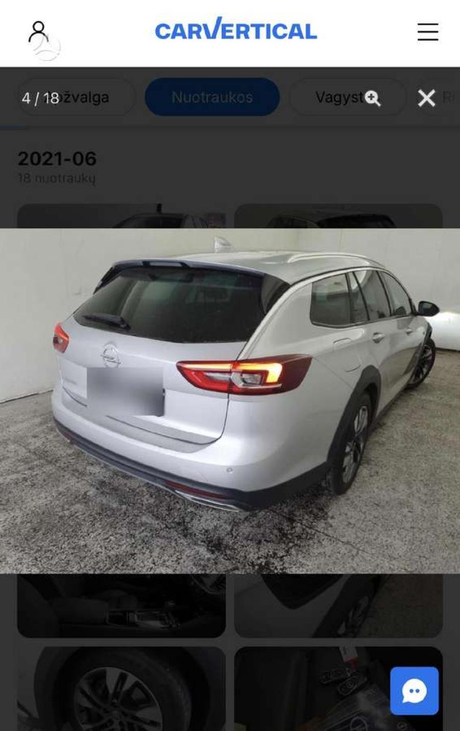 Grey Opel Insignia 2018 in Raseiniai, with an engine capacity of 2.00 L and mileage of 46 thousand km for 7999 €, photo 25 on AUTOMOTO.COM.LV