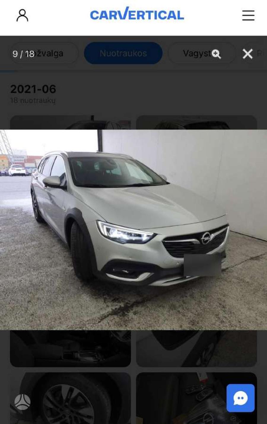 Grey Opel Insignia 2018 in Raseiniai, with an engine capacity of 2.00 L and mileage of 46 thousand km for 7999 €, photo 26 on AUTOMOTO.COM.LV