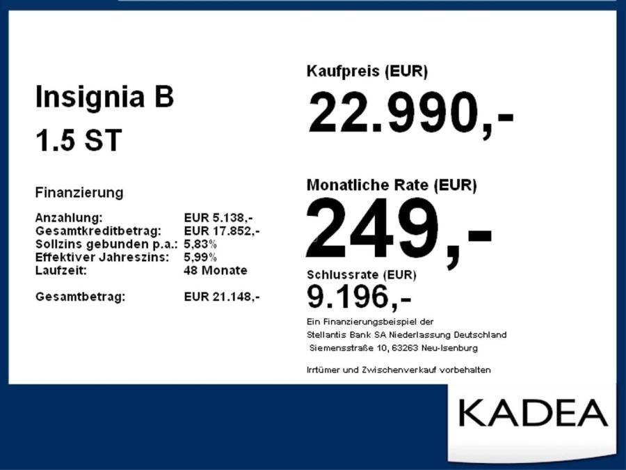 Серый Опель Инсигния 2020 в Каунас, объемом двигателя 1.50 л и пробегом 54 тыс. км за 25480 €, фото 4 на AUTOMOTO.COM.LV