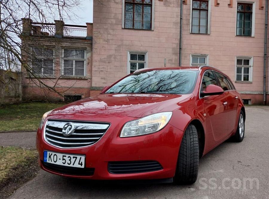 Sarkans Opel Insignia 2010 Dobele, ar dzinēja tilpumu 2.00 L un nobraukumu 314 tūkst. km par 2800 €, foto 1 vietnē AUTOMOTO.COM.LV