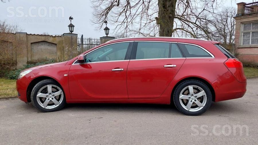 Sarkans Opel Insignia 2010 Dobele, ar dzinēja tilpumu 2.00 L un nobraukumu 314 tūkst. km par 2800 €, foto 5 vietnē AUTOMOTO.COM.LV