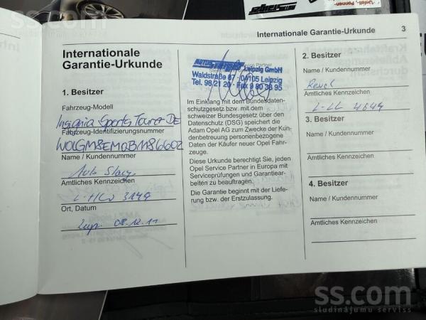 Красный Опель Инсигния 2011 в Рига, объемом двигателя 2.00 л и пробегом 0 тыс. км за 4550 €, фото 9 на AUTOMOTO.COM.LV