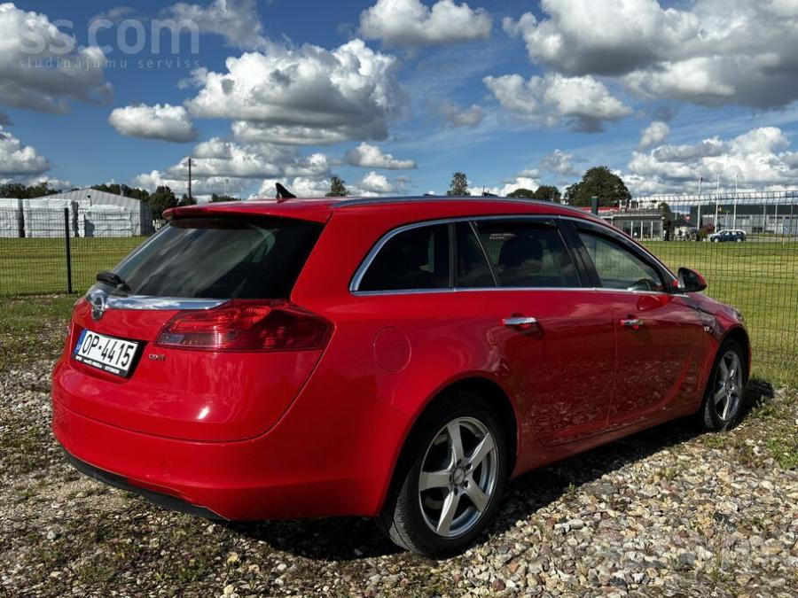 Sarkans Opel Insignia 2012 Saldus, ar dzinēja tilpumu 2.00 L un nobraukumu 284 tūkst. km par 2990 €, foto 3 vietnē AUTOMOTO.COM.LV