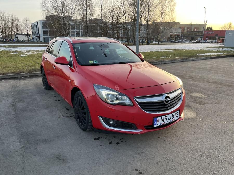 Red Opel Insignia 2015 in Kaunas, with an engine capacity of 2.00 L and mileage of 390 thousand km for 3900 €, photo 11 on AUTOMOTO.COM.LV
