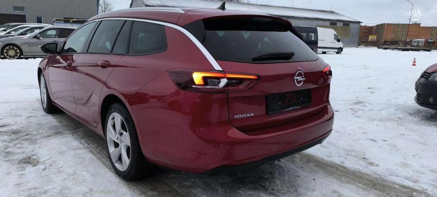 Sarkans Opel Insignia 2021 Šauļi, ar dzinēja tilpumu 1.50 L un nobraukumu 201 tūkst. km par 11250 €, foto 4 vietnē AUTOMOTO.COM.LV