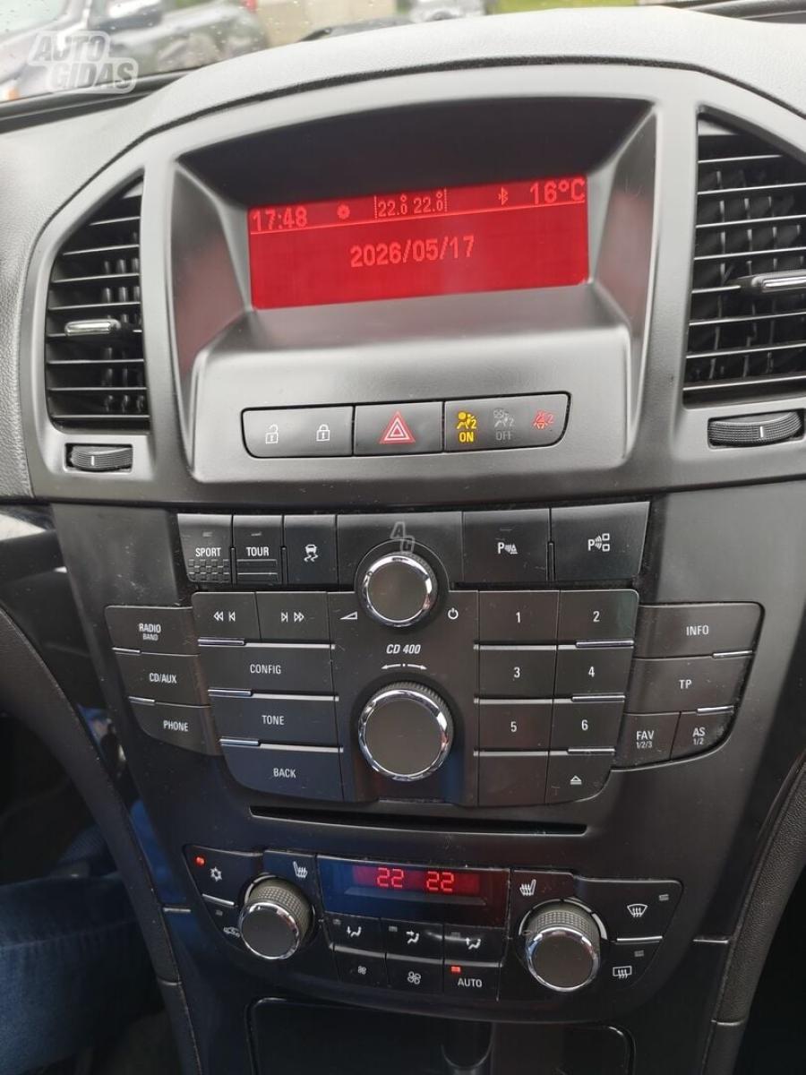 Opel Insignia 2011 in Siauliai, with an engine capacity of 2.00 L and mileage of 253 thousand km for 4200 €, photo 11 on AUTOMOTO.COM.LV
