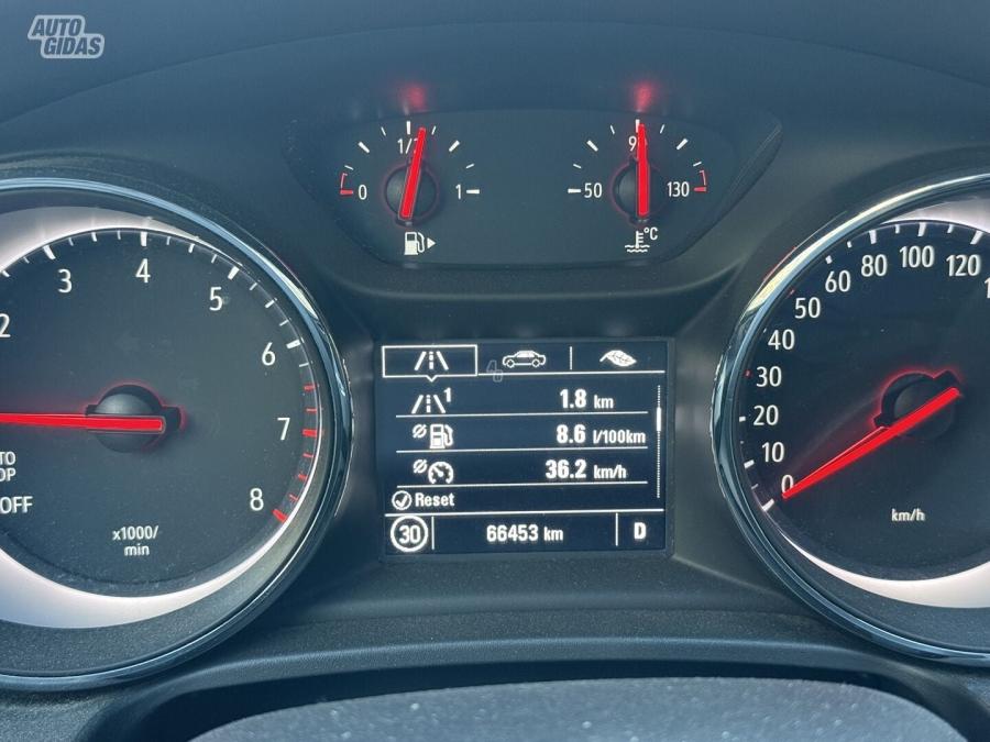White Opel Insignia 2018 in Vilnius, with an engine capacity of 1.50 L and mileage of 67 thousand km for 13900 €, photo 15 on AUTOMOTO.COM.LV