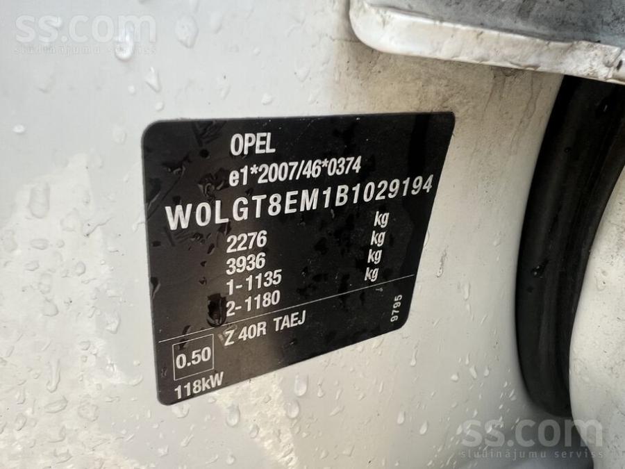 Balts Opel Insignia 2010 Valmiera, ar dzinēja tilpumu 2.00 L un nobraukumu 0 tūkst. km par 3490 €, foto 8 vietnē AUTOMOTO.COM.LV
