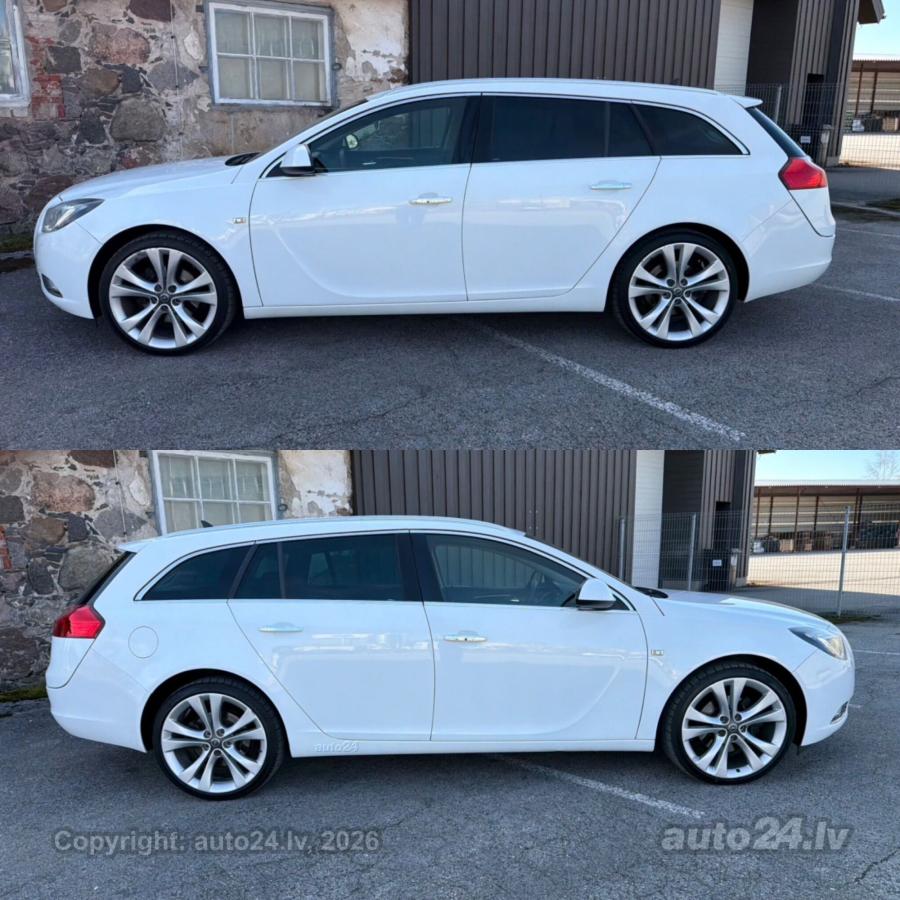White Opel Insignia 2012 in Viljandi, with an engine capacity of 2.00 L and mileage of 277 thousand km for 4990 €, photo 8 on AUTOMOTO.COM.LV