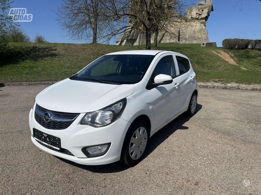 White Opel Karl 2015 in Kaunas, with an engine capacity of 1.00 L and mileage of 231 thousand km for 3350 €, photo 1 on AUTOMOTO.COM.LV