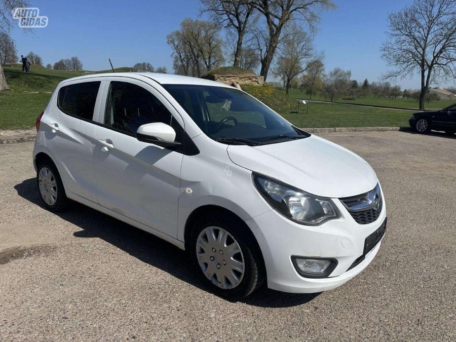 White Opel Karl 2015 in Kaunas, with an engine capacity of 1.00 L and mileage of 231 thousand km for 3350 €, photo 3 on AUTOMOTO.COM.LV