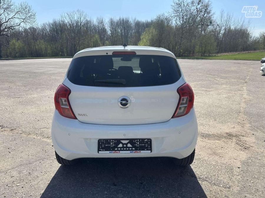 White Opel Karl 2015 in Kaunas, with an engine capacity of 1.00 L and mileage of 231 thousand km for 3350 €, photo 6 on AUTOMOTO.COM.LV