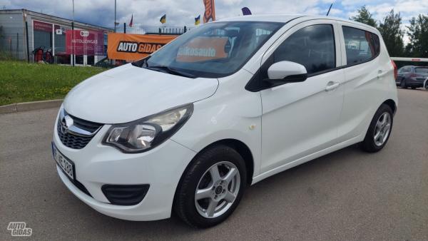 White Opel Karl 2015 in Kaunas, with an engine capacity of 1.00 L and mileage of 179 thousand km for 3900 €, photo 1 on AUTOMOTO.COM.LV
