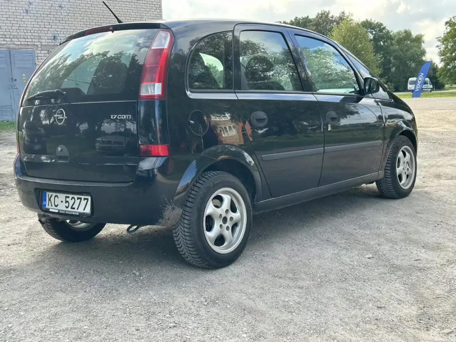 Melns Opel Meriva 2003 Grobiņa, ar dzinēja tilpumu 1.70 L un nobraukumu 248 tūkst. km par 1490 €, foto 5 vietnē AUTOMOTO.COM.LV