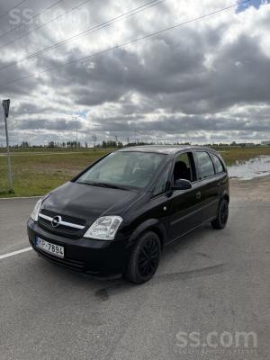 Melns Opel Meriva 2004 Liepāja, ar dzinēja tilpumu 1.70 L un nobraukumu 265 tūkst. km par 1700 €, foto  vietnē AUTOMOTO.COM.LV