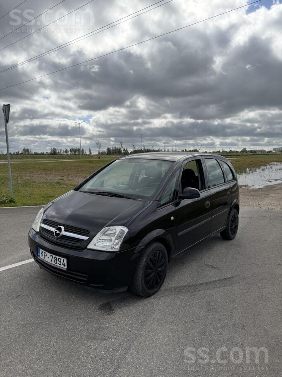 Melns Opel Meriva 2004 Liepāja, ar dzinēja tilpumu 1.70 L un nobraukumu 265 tūkst. km par 1700 €, foto 1 vietnē AUTOMOTO.COM.LV