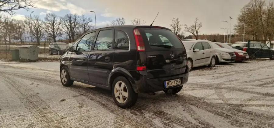 Melns Opel Meriva 2005 Valmiera, ar dzinēja tilpumu 1.70 L un nobraukumu 258 tūkst. km par 1450 €, foto 5 vietnē AUTOMOTO.COM.LV