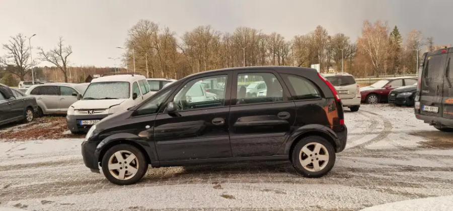 Melns Opel Meriva 2005 Valmiera, ar dzinēja tilpumu 1.70 L un nobraukumu 258 tūkst. km par 1450 €, foto 6 vietnē AUTOMOTO.COM.LV