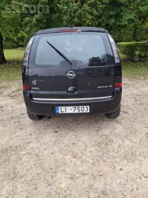 Melns Opel Meriva 2006 Rīga, ar dzinēja tilpumu 1.80 L un nobraukumu 305 tūkst. km par 1000 €, foto 4 vietnē AUTOMOTO.COM.LV