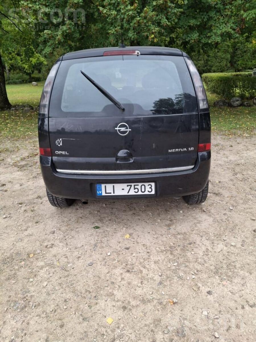 Melns Opel Meriva 2006 Rīga, ar dzinēja tilpumu 1.80 L un nobraukumu 305 tūkst. km par 1000 €, foto 4 vietnē AUTOMOTO.COM.LV