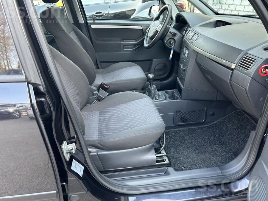 Melns Opel Meriva 2006 Limbaži, ar dzinēja tilpumu 1.60 L un nobraukumu 210 tūkst. km par 2650 €, foto 11 vietnē AUTOMOTO.COM.LV