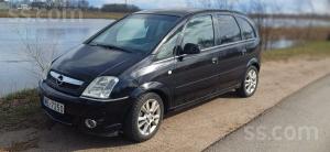 Black Opel Meriva 2007 in Daugavpils, with an engine capacity of 1.70 L and mileage of 305 thousand km for 1400 €, photo 7 on AUTOMOTO.COM.LV