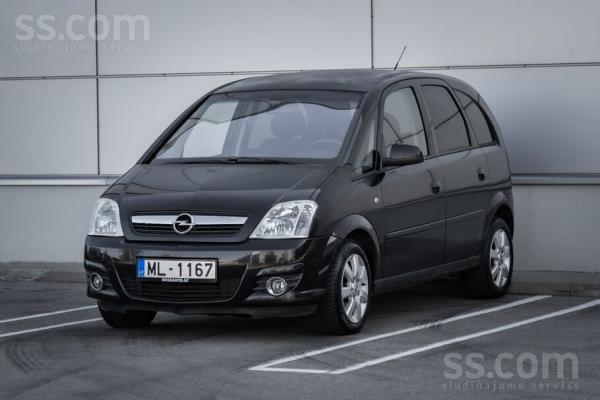 Black Opel Meriva 2007 in Riga, with an engine capacity of 1.70 L and mileage of 250 thousand km for 1350 €, photo 1 on AUTOMOTO.COM.LV