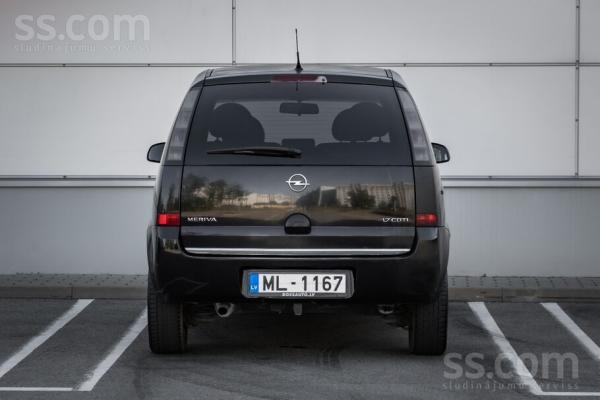Black Opel Meriva 2007 in Riga, with an engine capacity of 1.70 L and mileage of 250 thousand km for 1350 €, photo 6 on AUTOMOTO.COM.LV