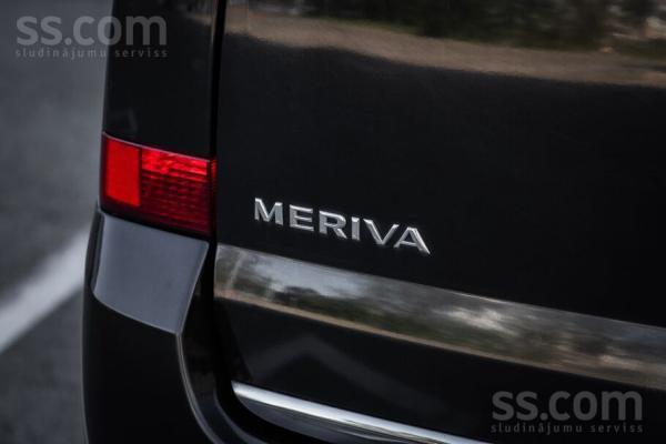 Black Opel Meriva 2007 in Riga, with an engine capacity of 1.70 L and mileage of 250 thousand km for 1350 €, photo 8 on AUTOMOTO.COM.LV