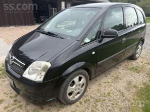 Black Opel Meriva 2007 in Cesis, with an engine capacity of 1.40 L and mileage of 200 thousand km for 1100 €, photo  on AUTOMOTO.COM.LV