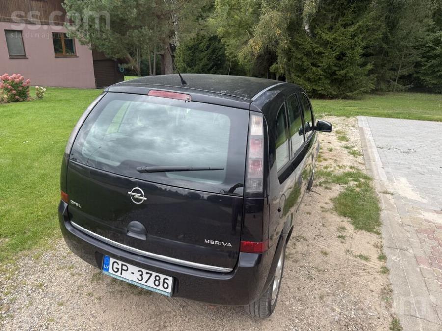 Melns Opel Meriva 2007 Cēsis, ar dzinēja tilpumu 1.40 L un nobraukumu 200 tūkst. km par 1100 €, foto 4 vietnē AUTOMOTO.COM.LV