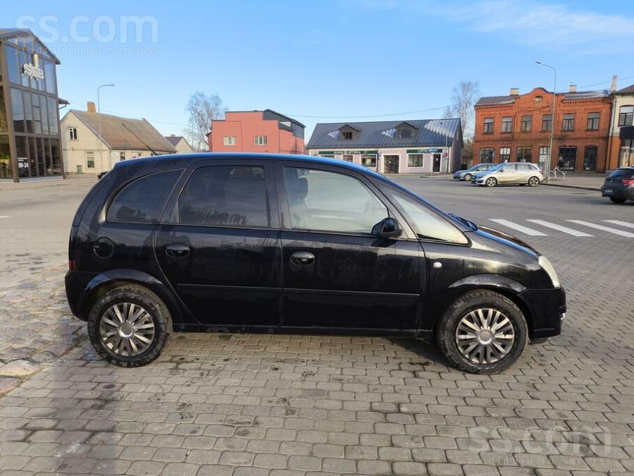 Melns Opel Meriva 2008 Jēkabpils, ar dzinēja tilpumu 1.60 L un nobraukumu 210 tūkst. km par 3400 €, foto 3 vietnē AUTOMOTO.COM.LV