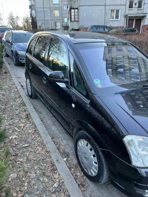 Black Opel Meriva 2008 in Vilnius, with an engine capacity of 1.70 L and mileage of 321 thousand km for 1000 €, photo 3 on AUTOMOTO.COM.LV