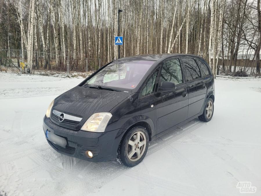 Melns Opel Meriva 2008 Viļņa, ar dzinēja tilpumu 1.60 L un nobraukumu 188 tūkst. km par 1680 €, foto 1 vietnē AUTOMOTO.COM.LV