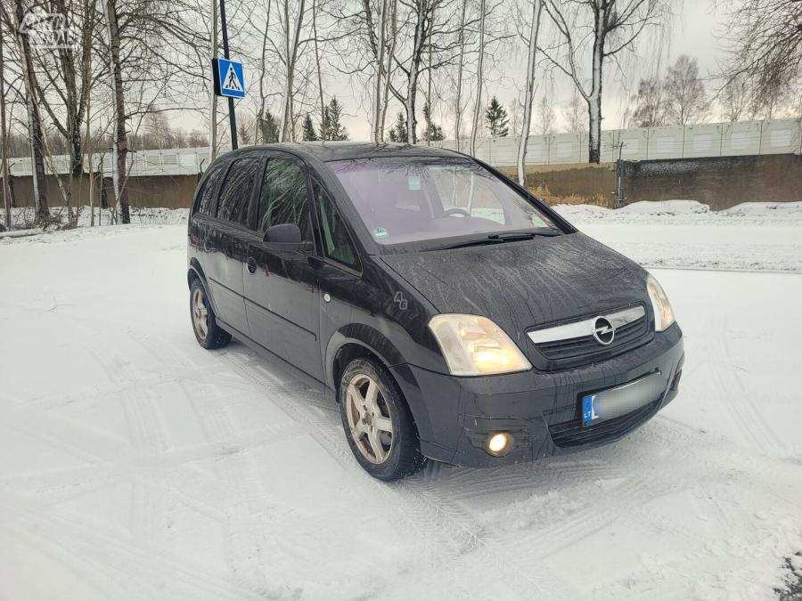 Melns Opel Meriva 2008 Viļņa, ar dzinēja tilpumu 1.60 L un nobraukumu 188 tūkst. km par 1680 €, foto 3 vietnē AUTOMOTO.COM.LV