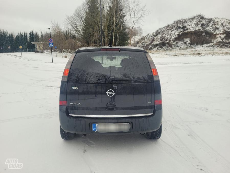 Melns Opel Meriva 2008 Viļņa, ar dzinēja tilpumu 1.60 L un nobraukumu 188 tūkst. km par 1680 €, foto 5 vietnē AUTOMOTO.COM.LV