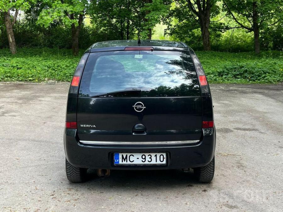 Black Opel Meriva 2008 in Riga, with an engine capacity of 1.40 L and mileage of 0 thousand km for 2250 €, photo 5 on AUTOMOTO.COM.LV