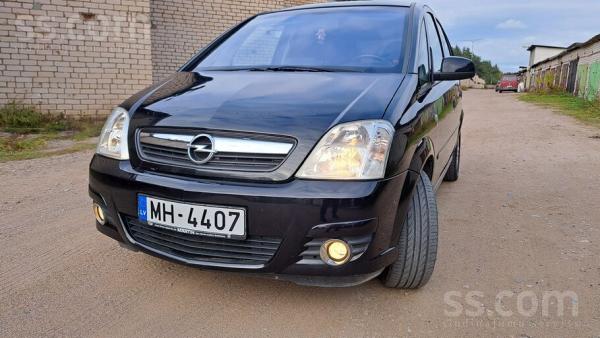 Black Opel Meriva 2009 in Daugavpils, with an engine capacity of 1.60 L and mileage of 179 thousand km for 1500 €, photo 7 on AUTOMOTO.COM.LV