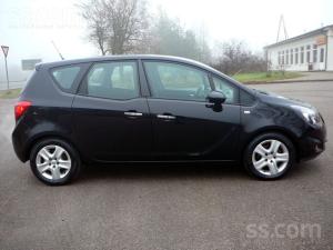 Black Opel Meriva 2010 in Cesis, with an engine capacity of 1.40 L and mileage of 0 thousand km for 4750 €, photo 7 on AUTOMOTO.COM.LV